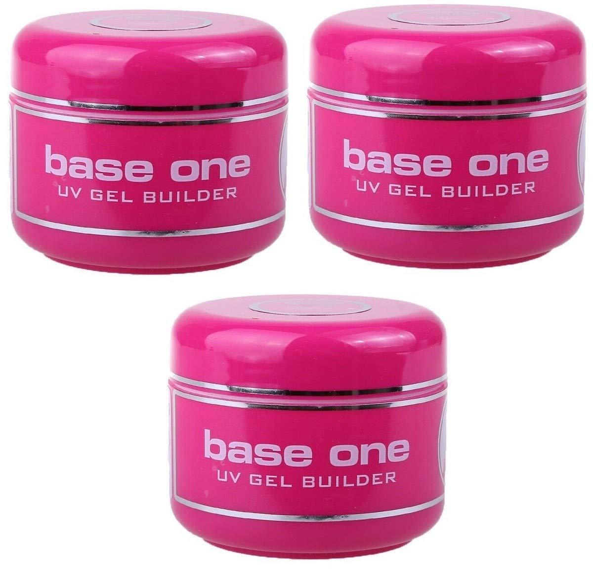 3x Silcare UV-Gel Base One Builder Cover Abdeckung säurefrei 3x50g ...