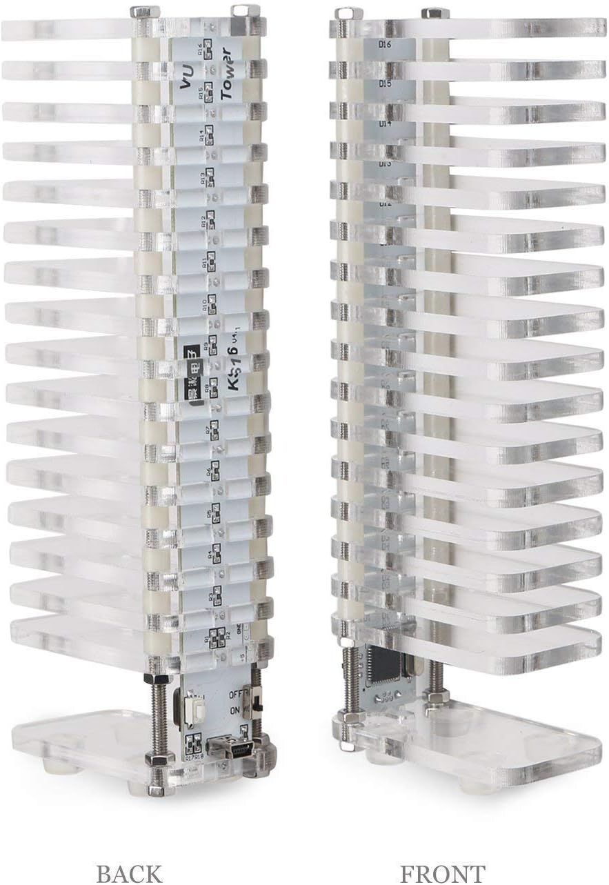 Music Audio Spectrum Analyzer Kit, USB 5V LED Fantasy Crystal Cube ...