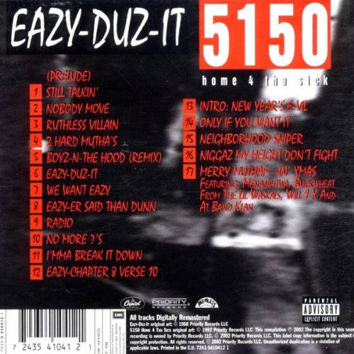 Eazy e album tracklist - kaserelements