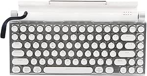 Typewriter Mechanical Keyboard, 83 Keys Blue Switch Bluetooth 5.0 ...
