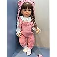 Amazon.com: KOKOMANDY Lifelike Reborn Baby Dolls Girl 22 inch Full Body ...