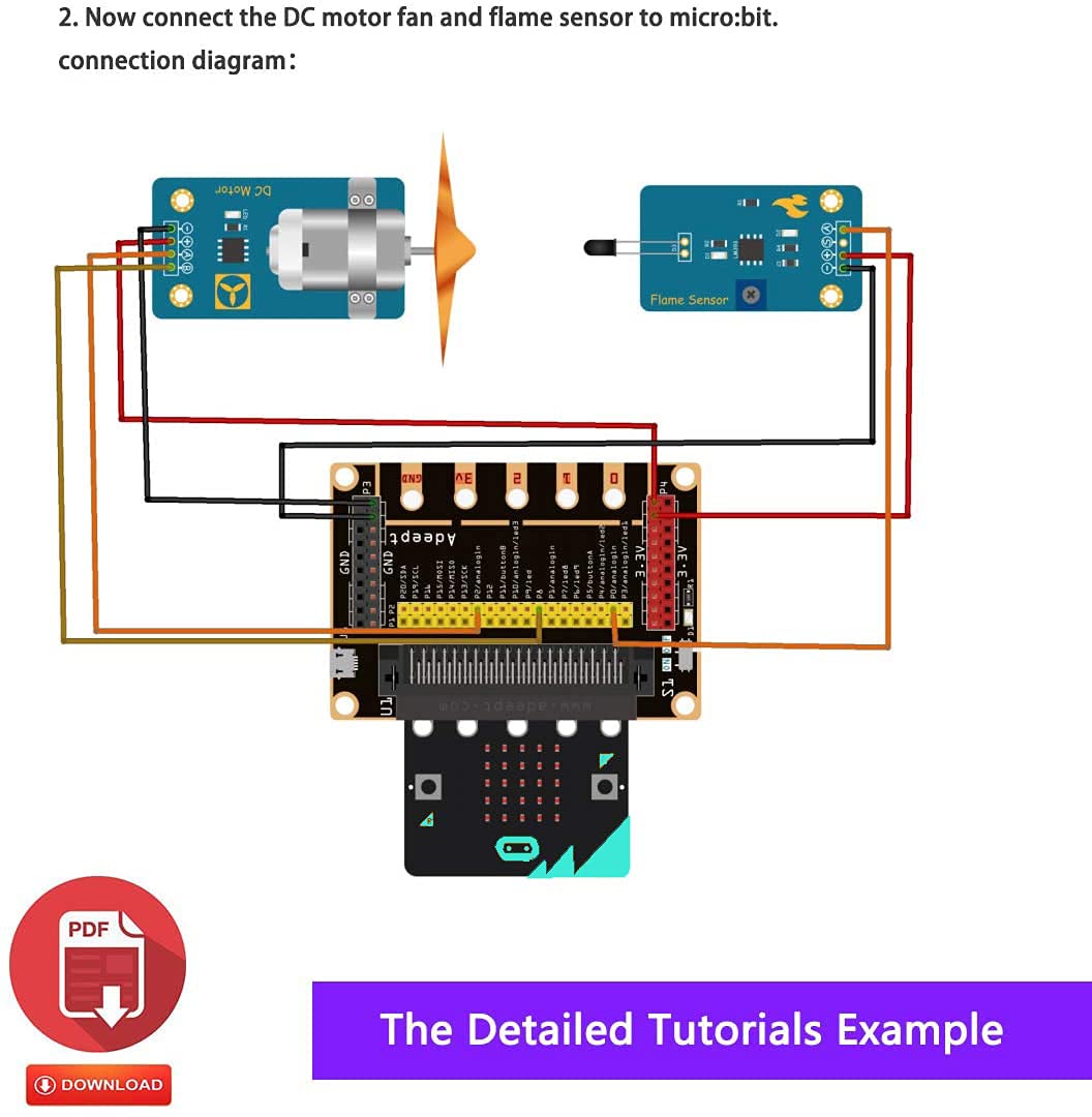 Mua Adeept BBC Micro:bit Sensor Starter Kit | Microbit Programmable ...