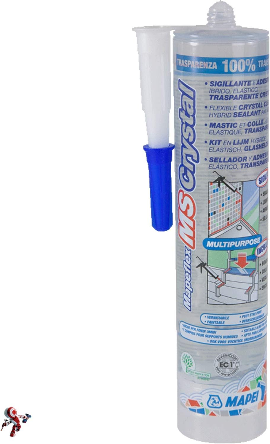MAPEFLEX MS CRYSTAL MAPEI 300ML: Amazon.it: Fai da te