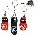 Amazon.com: Unisex Mini Sports Boxing Gloves Three Keychain Set with ...