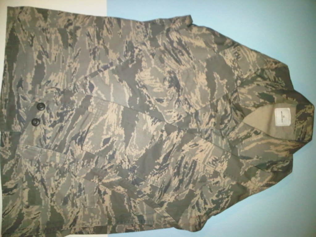 Amazon.com: Airman Battle Uniform (ABU) Utility Coat, AF Camouflage ...