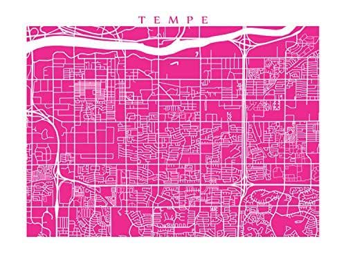 Amazon.com: Tempe Map Print: Handmade
