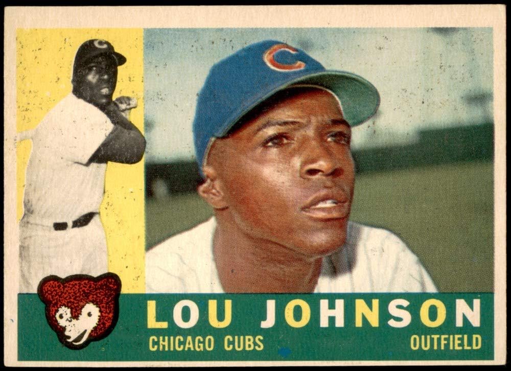 Amazon.com: 1960 Topps # 476 Lou Johnson Chicago Cubs (Baseball Card ...