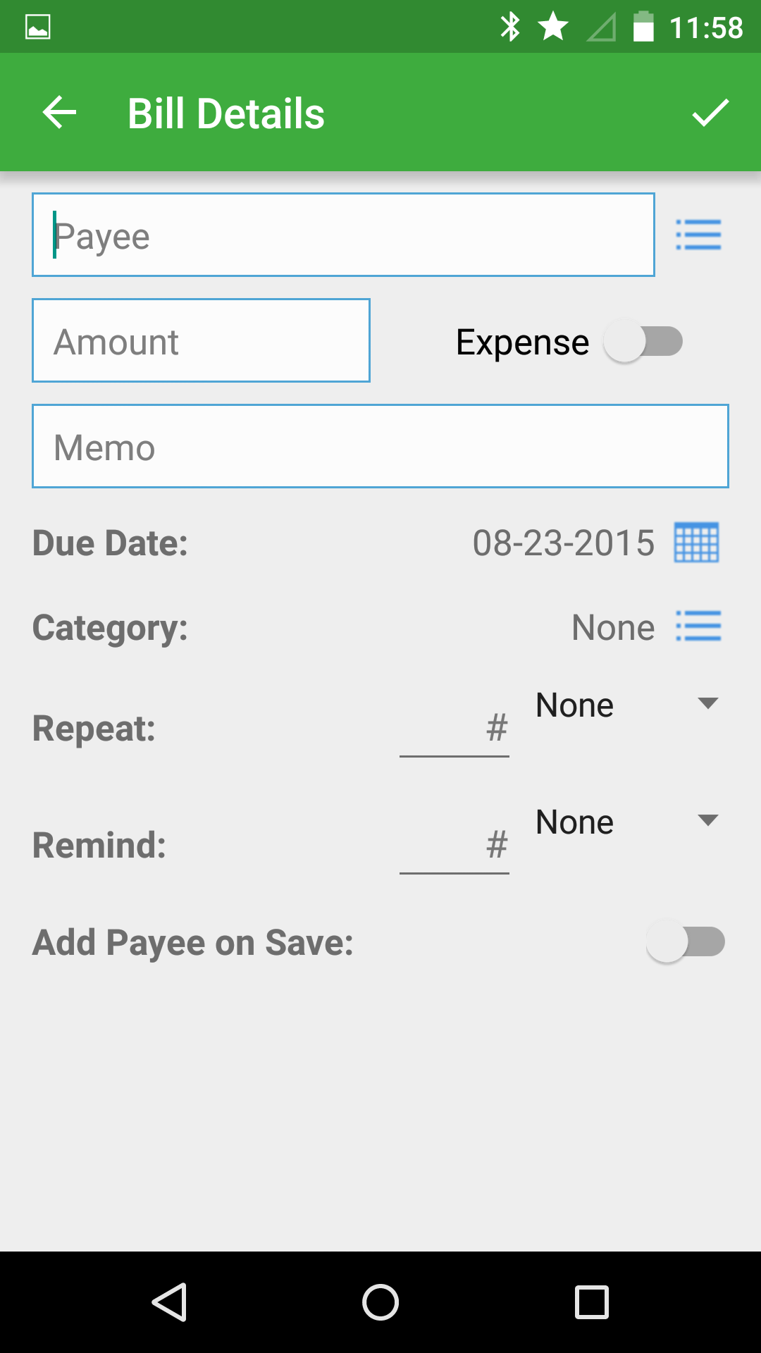 myBill$ Free:Amazon.com:Appstore for Android