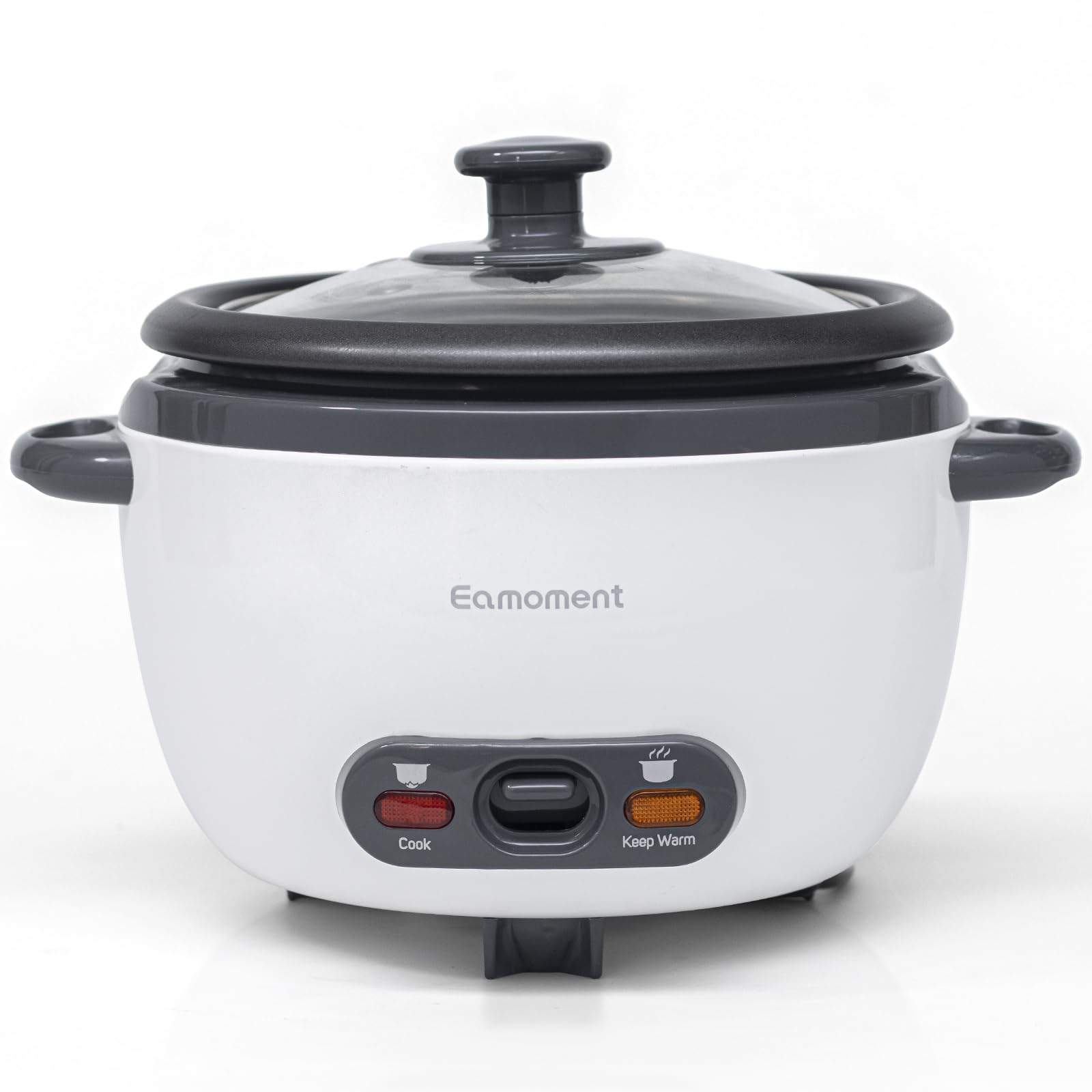 Small Rice Cooker 3 Cup White Portable Cook Rice and Automatic keep ...