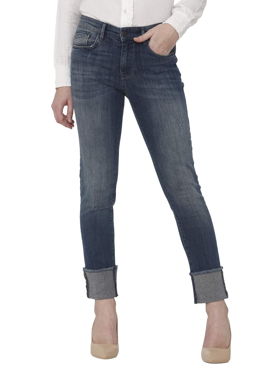 Buy VERO MODA Women's Skinny Fit Jeans at Amazon.in