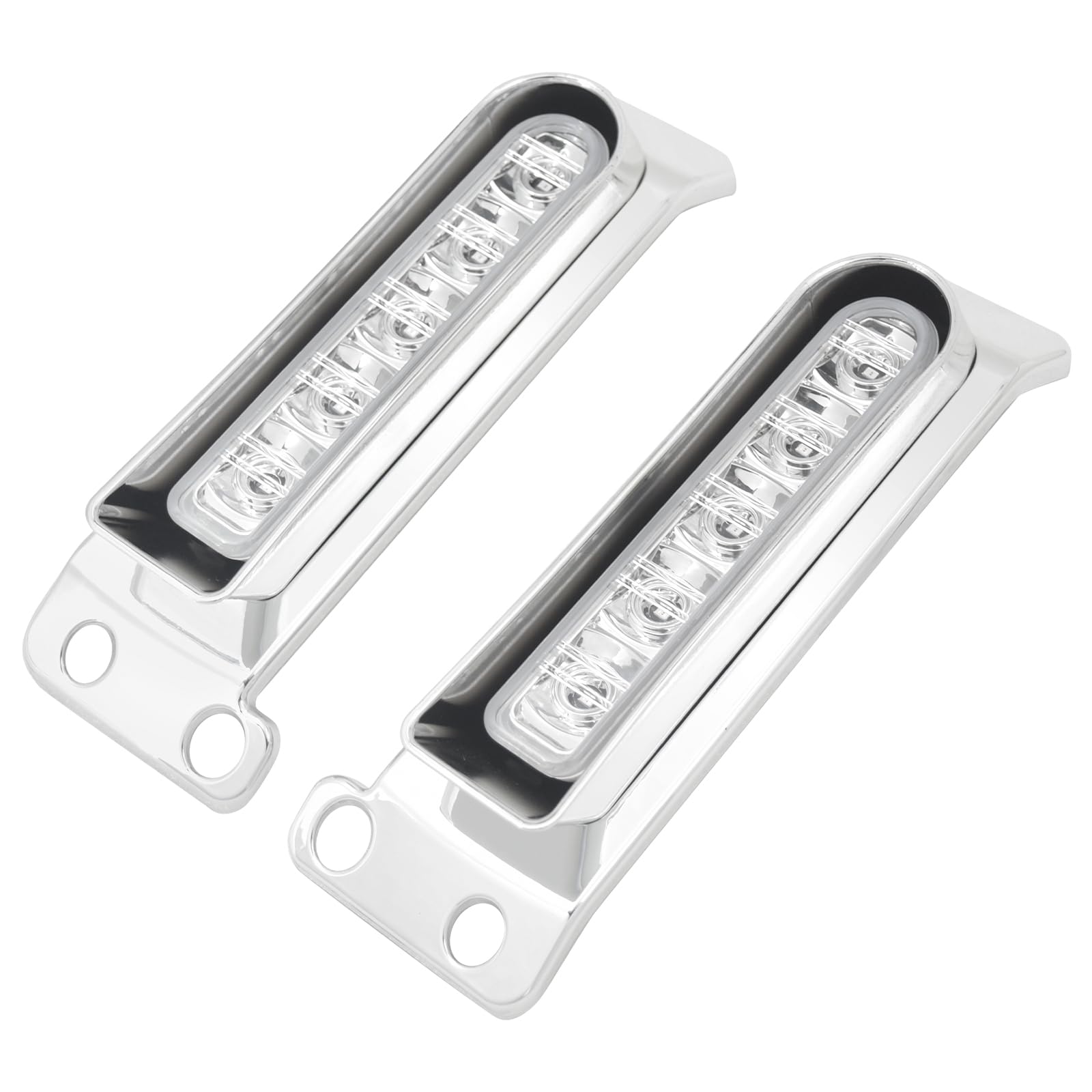 HDBUBALUS Rear Fender Light LED Turn Signal Filler Panel Lights Fit For ...