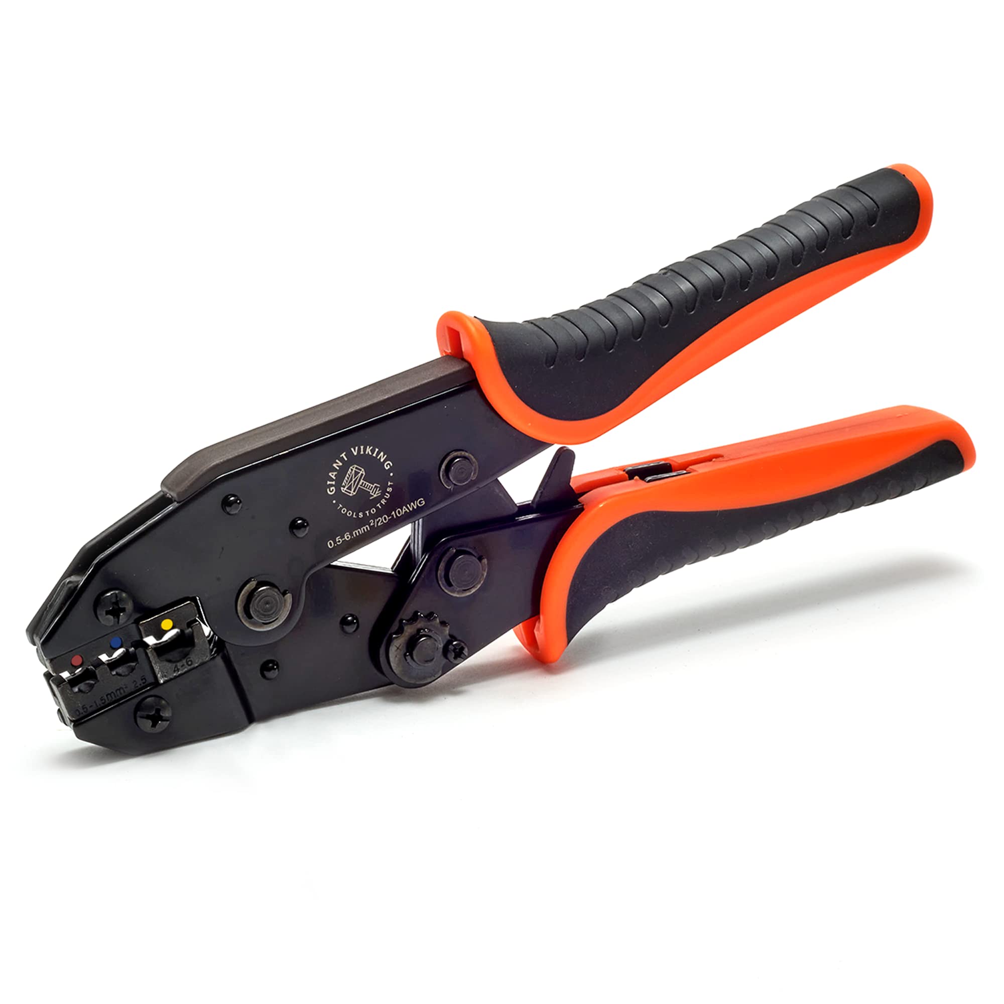 Mua Ratcheting Wire Crimper Tool For Insulated Terminals 20-10 AWG - Ergonomic Crimping Pliers ...