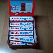 kinder Riegel - 36 Einzelriegel, einzeln verpackte Schokoriegel ...