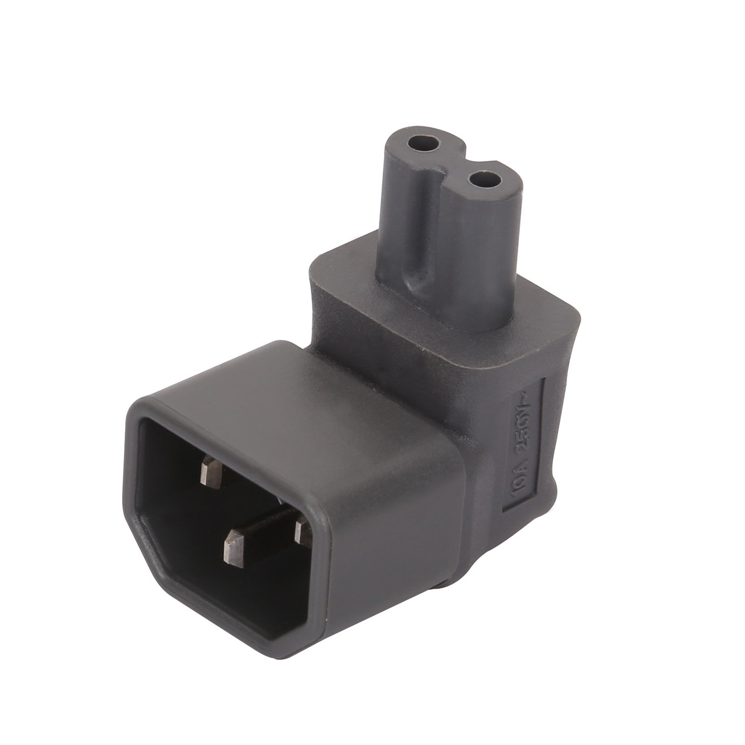 5Pack C14 to C7 Up Down Angle AC Adapter 90Degree AC converter Vellcon ...
