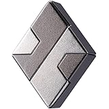 Amazon.com: BePuzzled | Hourglass Hanayama Metal Brainteaser Puzzle ...