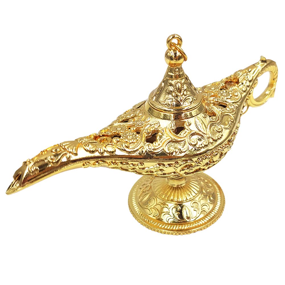Hourwof Small Aladdin Genie Lamp Vintage Legend Aladdin Magic Lamp ...