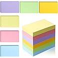 Amazon.com : Tecmisse 600 PCS Blank Color Index Cards, 3 x 5 Inches ...