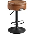 Amazon.com: VASAGLE EKHO Collection - 360° Swivel Bar Stool, Height Adjustable Barstool with ...