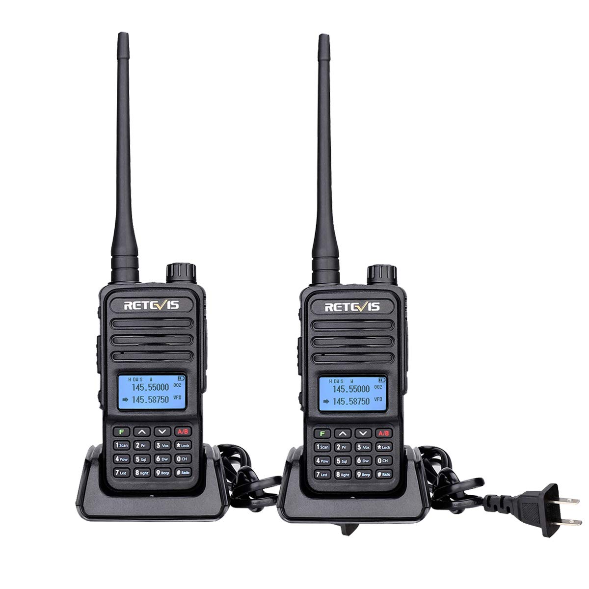 Retevis RT85 Ham Radios Long Range,High Power Walkie Talkies,Dual Band ...