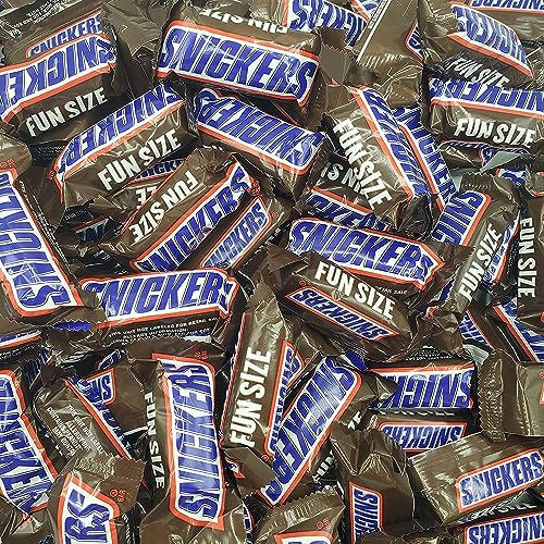 Snicker Fun Size Candy Bars - Rich Milk Chocolate with Creamy Caramel ...
