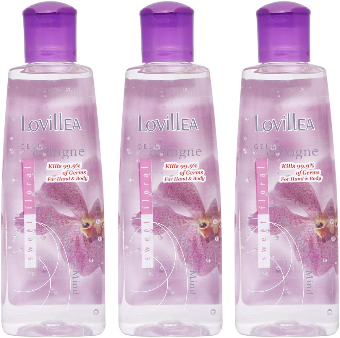 Gelly Cologne Sweet Floral by Lovillea for Women - Eau de Cologne ...