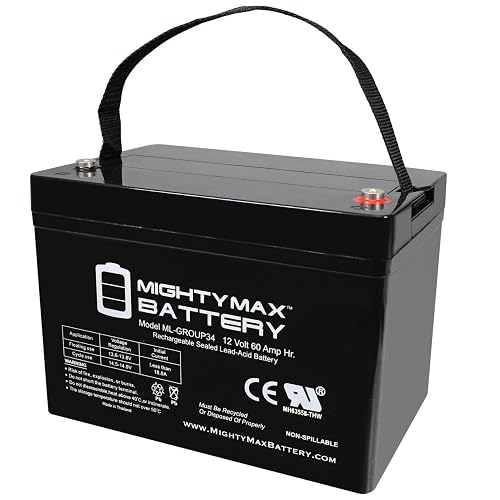 ML-Group34 -12 Volt 60 AH, Internal Thread (INT) Terminal, Rechargeable ...