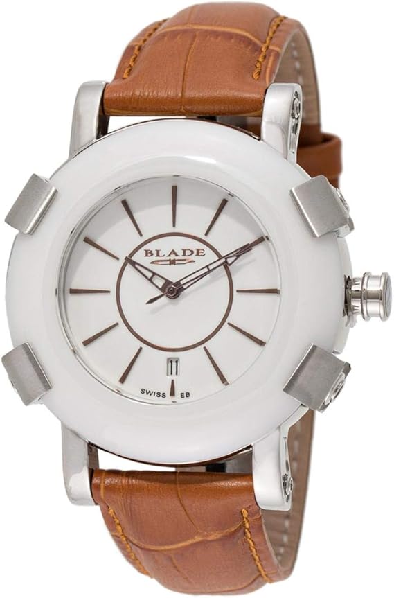 Blade Men's Analog Leather Watch - 10-3262G-SWO: Buy Online at Best ...