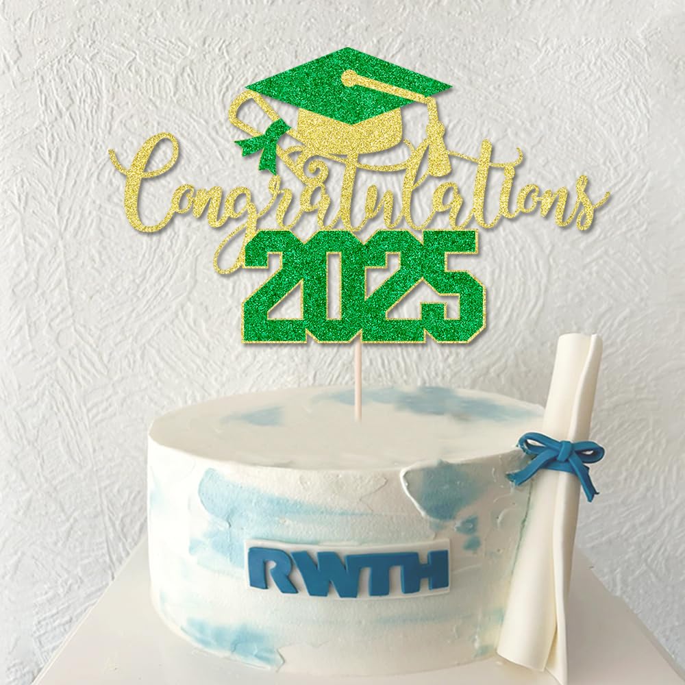 Sodasos Congratulations 2025 Cake Topper,2025 You Did It Graduation ...