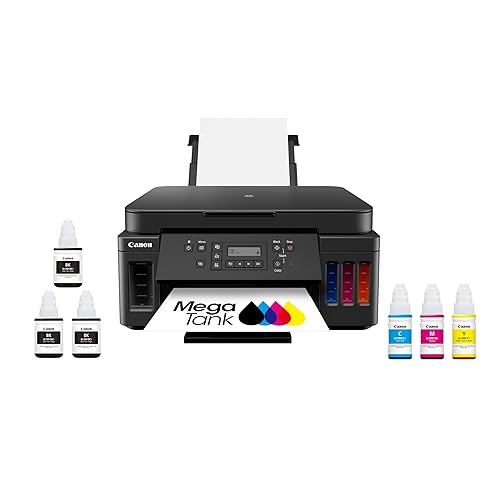 Canon PIXMA G6020 All-in-One Supertank Wireless (Megatank) Printer ...