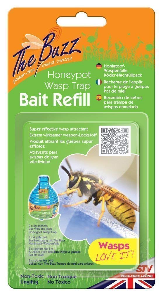 - 3 Refill Packs 4 g Each Super Effective Insect Attractant, Covers up ...