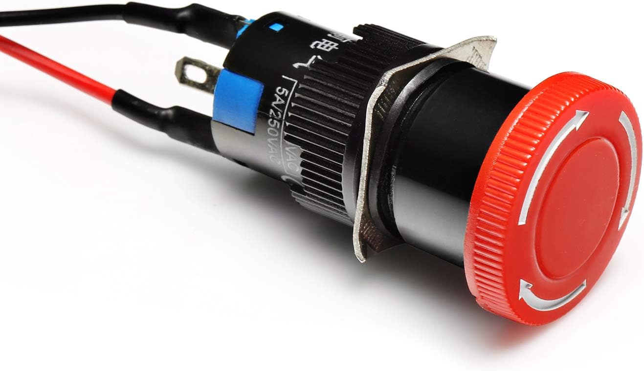 Genmitsu CNC Router Emergency Stop Switch Push Button for 3018-MX3/3018 ...