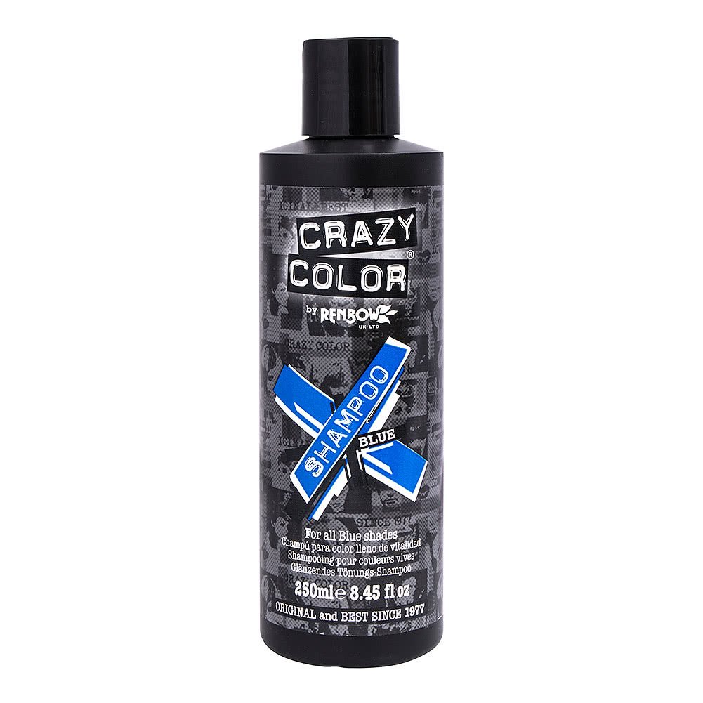 Crazy Color Shampoo For Coloured Hair 250ml (Blue): Amazon.co.uk: Beauty