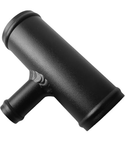 3-way Radiator Hose Connector Universal Aluminum Coolant T-Pipe Fitting ...