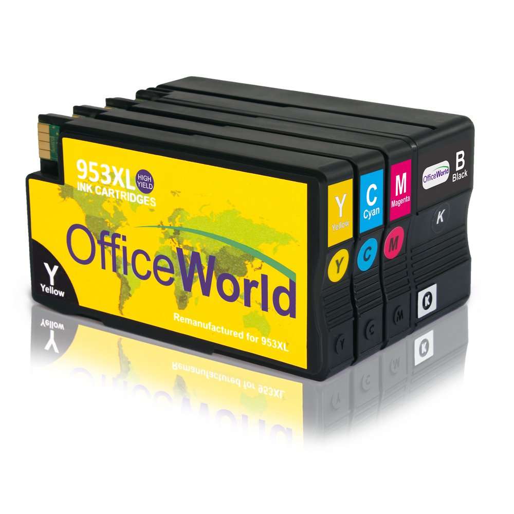 OfficeWorld Remanufactured HP 953 953XL Ink Cartridges High Capacity ...