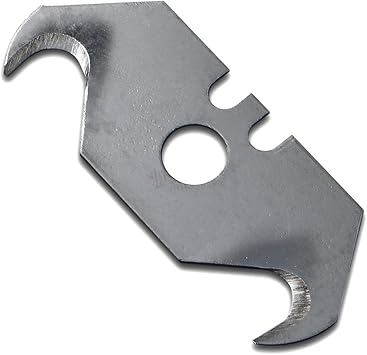 Double Hook Blade Utility Razor Blades 100pcs with Dispenser - - Amazon.com