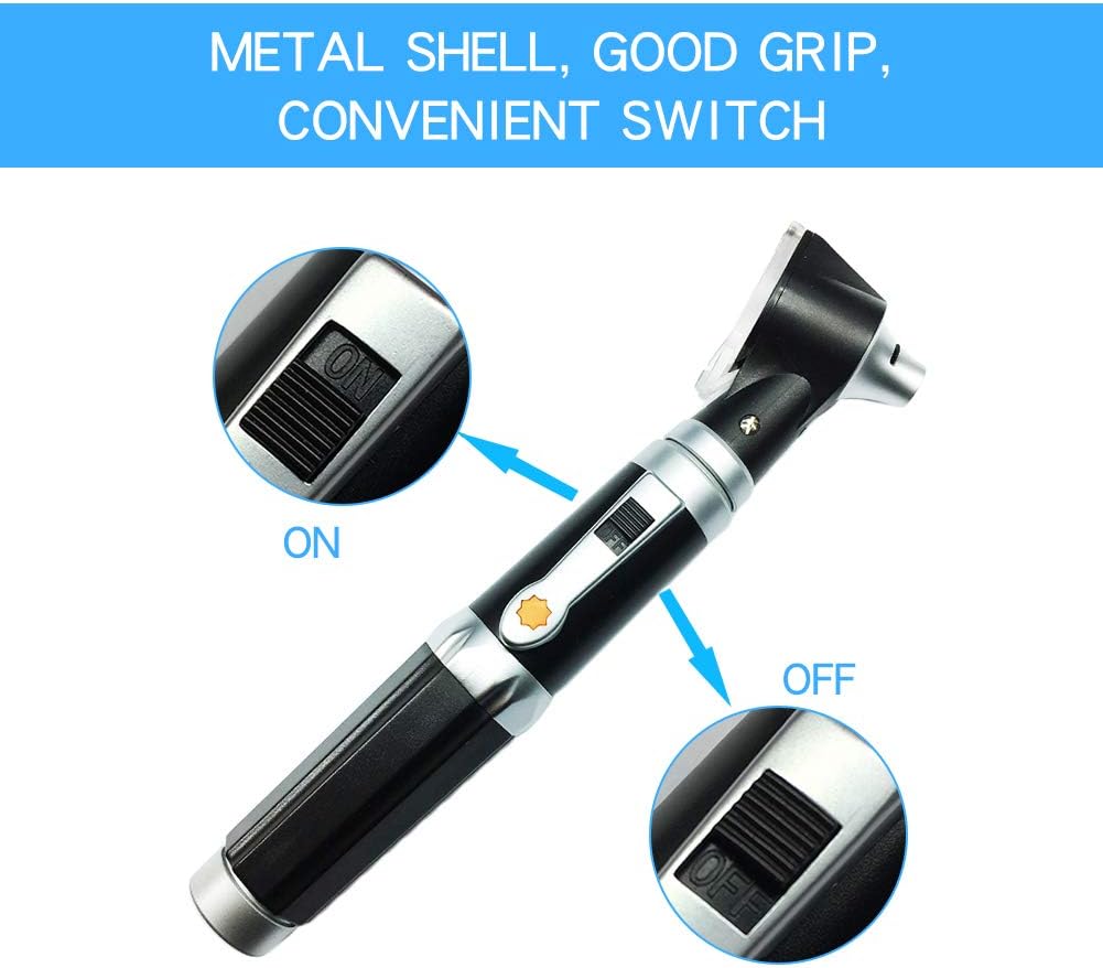 Otoscope, Ear Check Magnifier with LED for Ear Examination, 3x ...