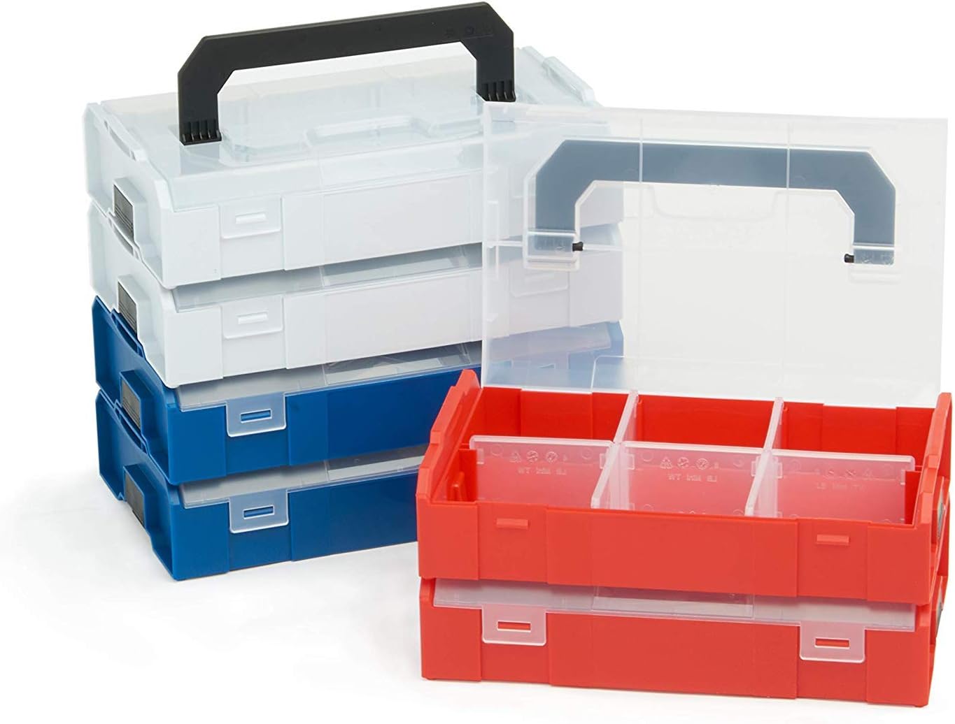 Bosch Sortimo L Boxx Mini | 6 Set in Red Transparent | Storage Screws ...