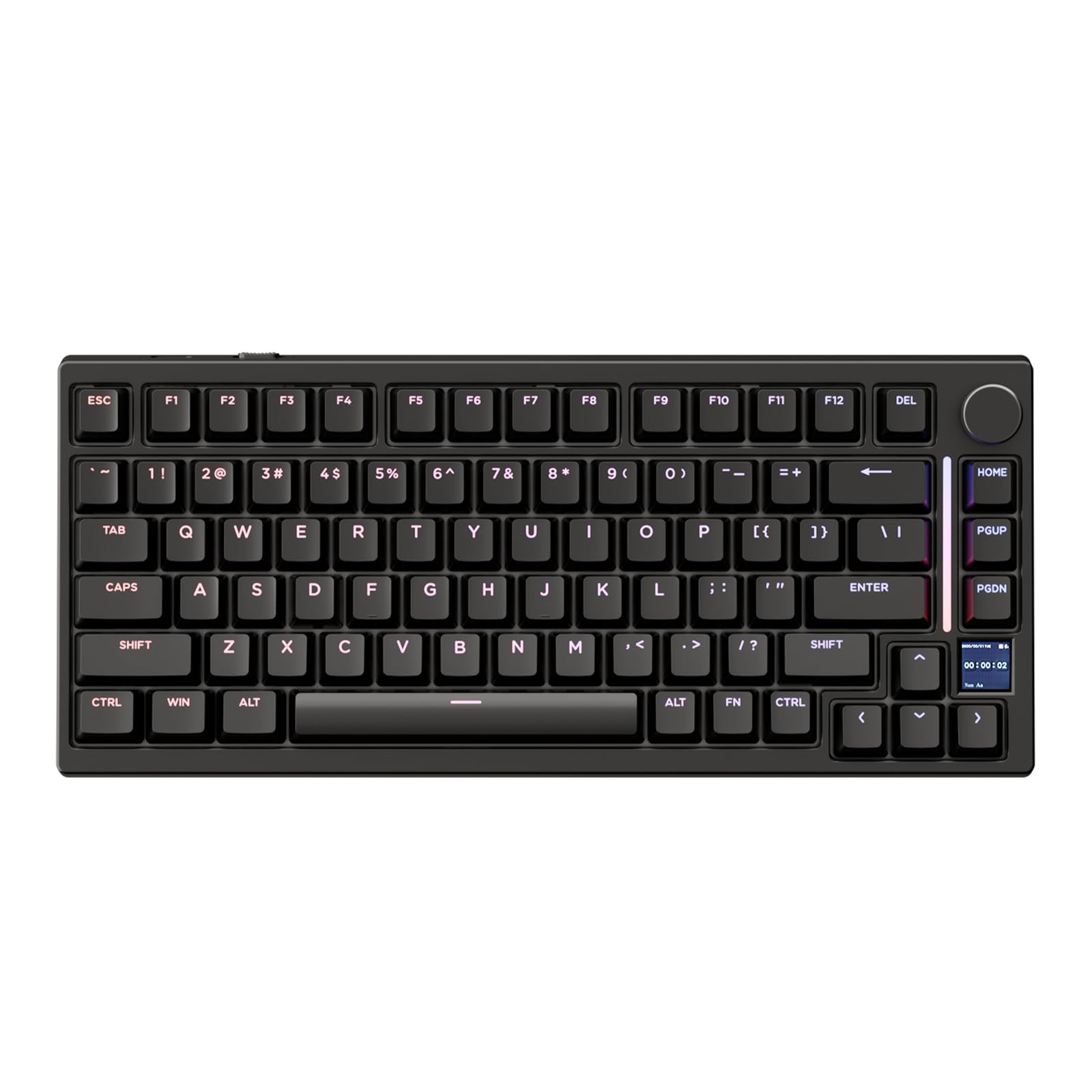GK GAMAKAY TK75HE V2 Rapid Trigger Wired Mechanical Keyboard TFT Screen ...