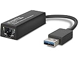 Amazon Basics USB 3.0 to 10/100/1000 Gigabit Ethernet Internet Adapter ...