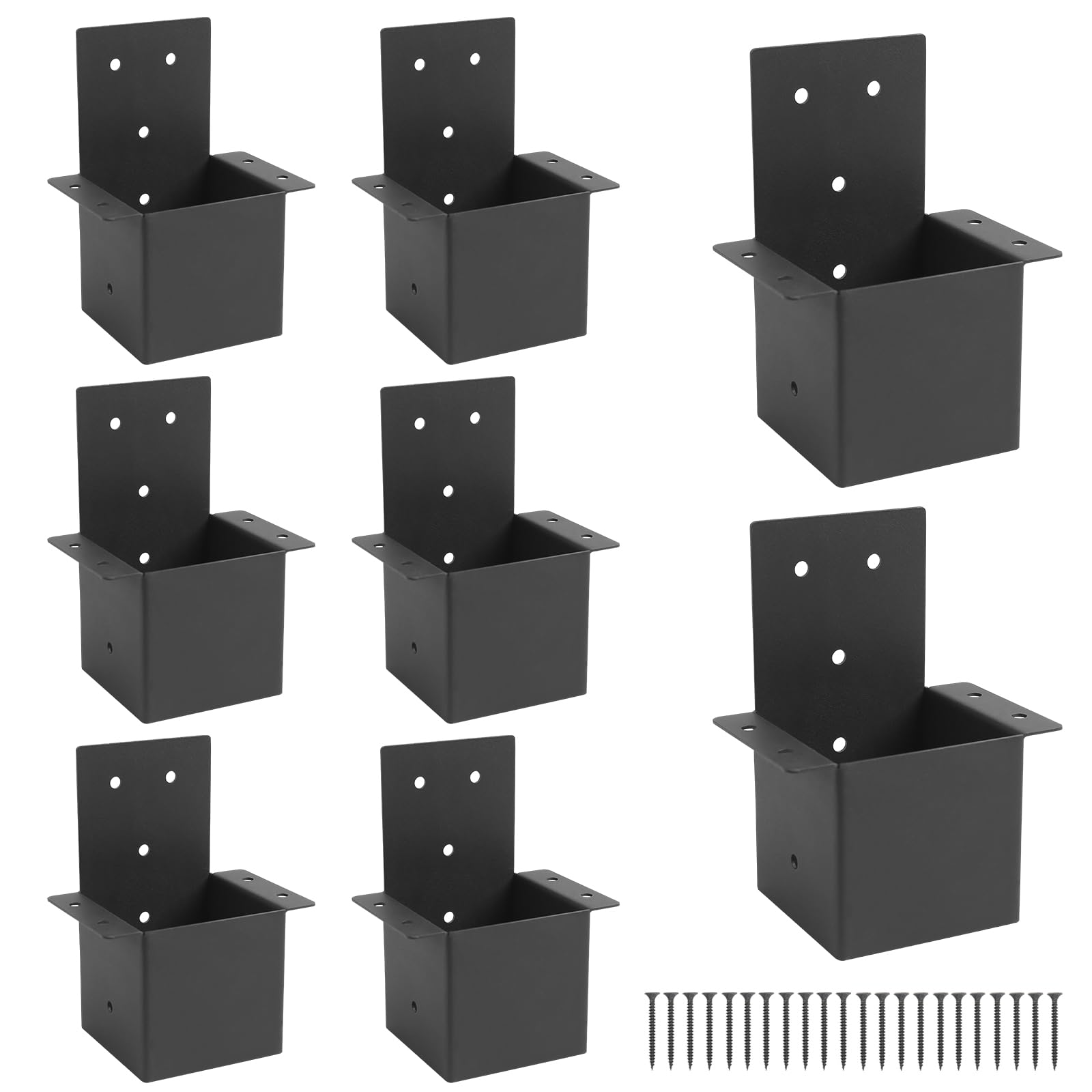 8 Pcs Pergola Brackets?4“x 4"(Actual 3.6 "x 3.6") Post Top Rafter ...