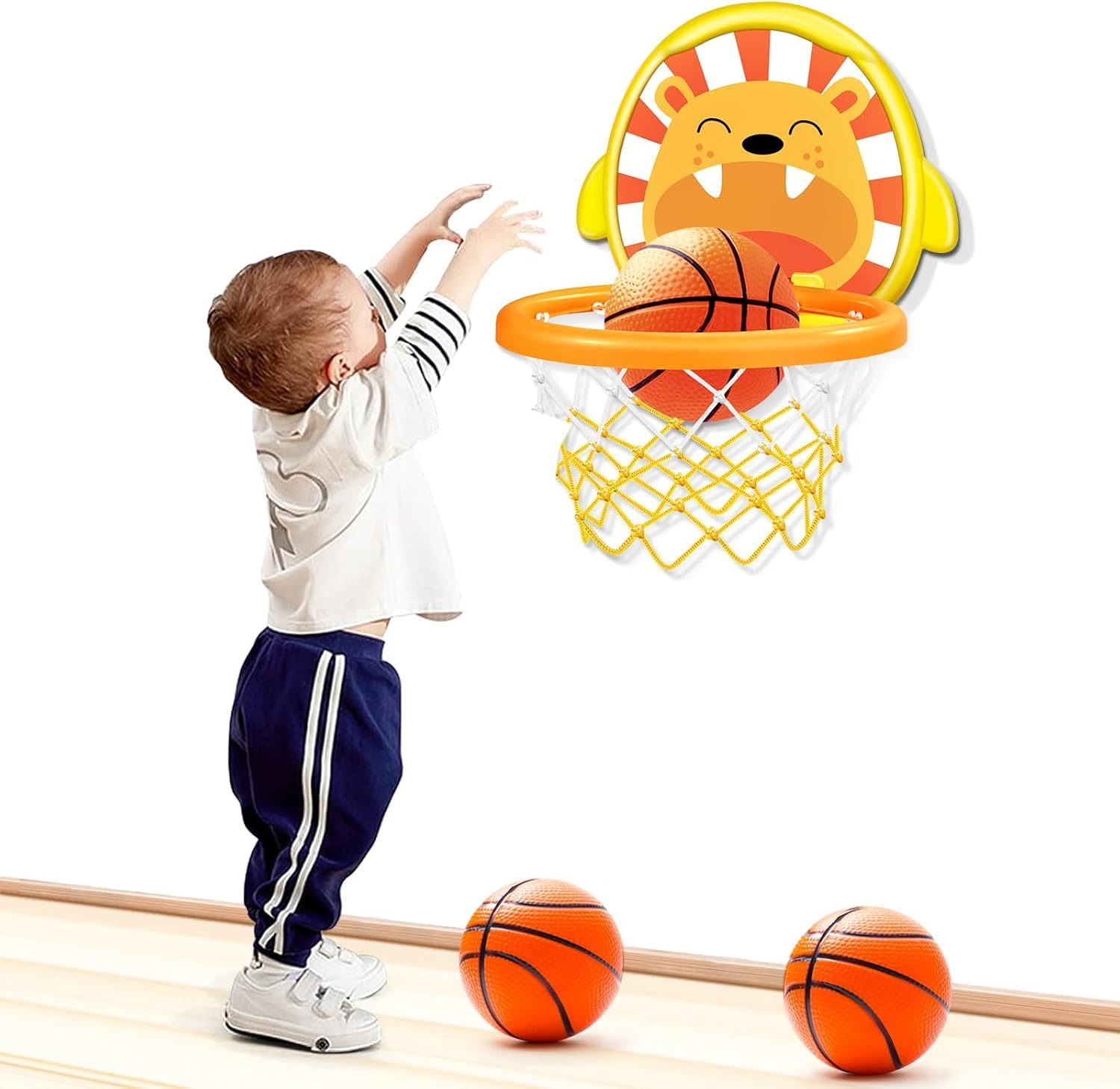 Baby Bath Basketball Hoop Toys for Toddler Kid Boys 3 4 5 Year Old Ages ...