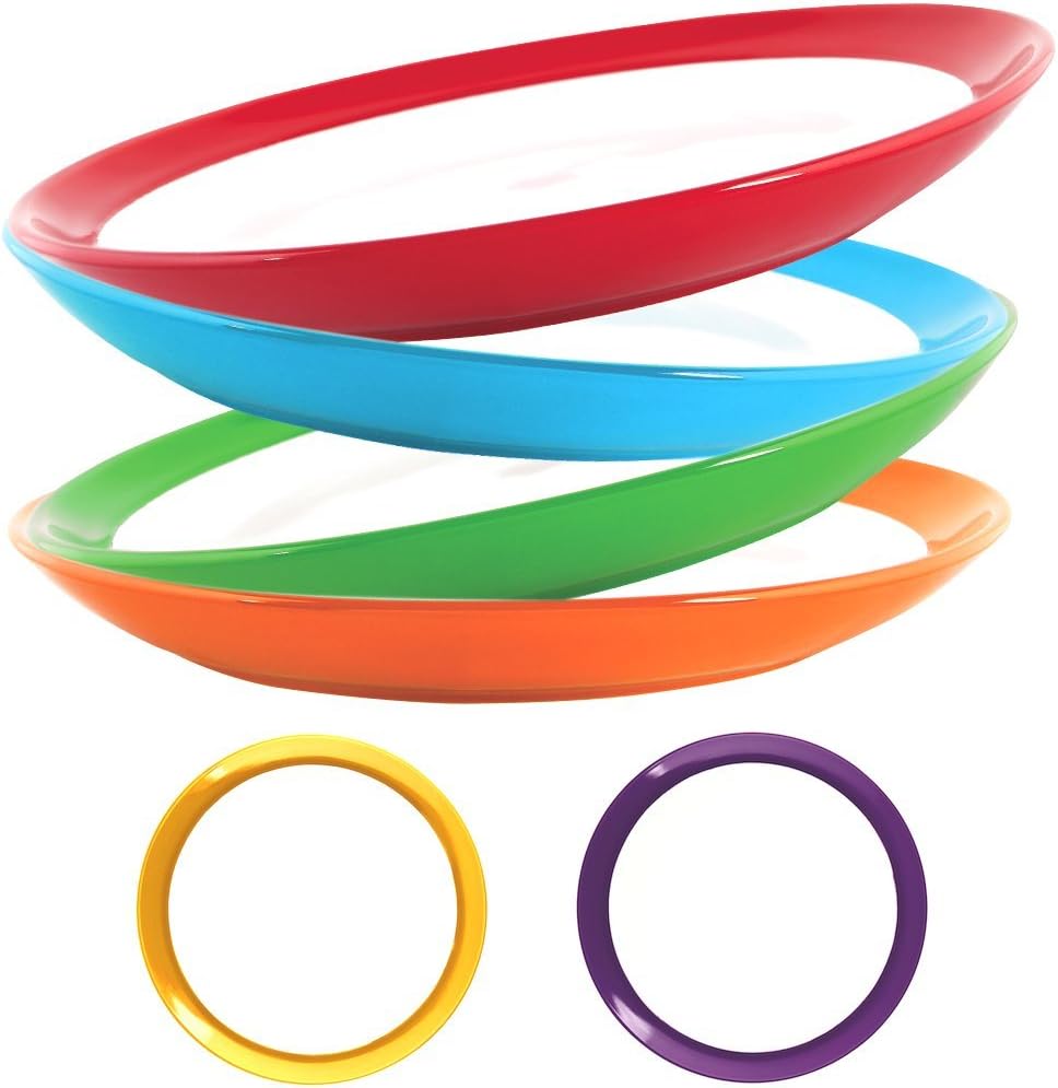 Primrose Colorful Side Plates by Madero Kitchen - Set of 6 PREMIUM ...