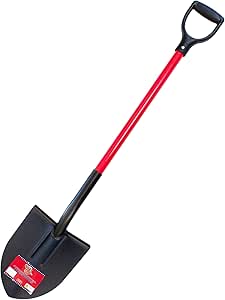Amazon.com : Bully Tools 92510 12-Gauge Round Point Shovel with ...