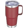 Amazon.com: Abbrevi 20 oz Stainless Steel Tumbler with Handle Metal Insulated Coffee Travel Mug ...