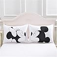 Amazon.com: Haru Homie Microfiber Couples Mickey Mouse Mr&Mrs ...