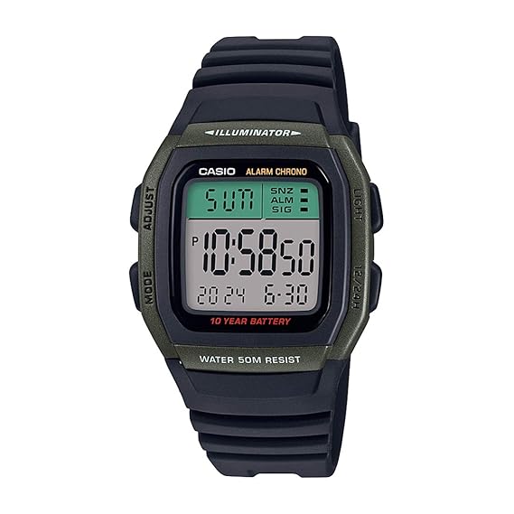 Buy Casio Youth Series Digital Black Dial Men's Watch - W-96H-3AVDF(D175) at Amazon.in