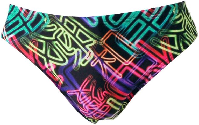Speedo Men's Kanji Neon Allover 5cm Brief: Amazon.co.uk: Sports & Outdoors