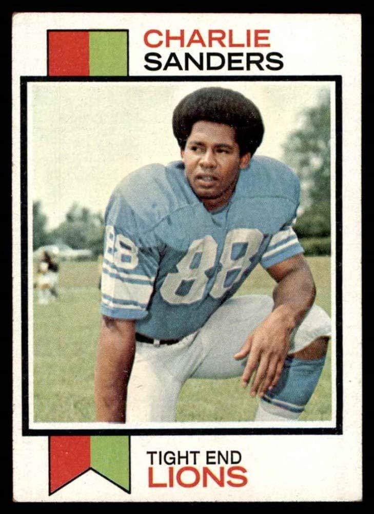 Amazon.com: 1973 Topps # 395 Charlie Sanders Detroit Lions (Football ...