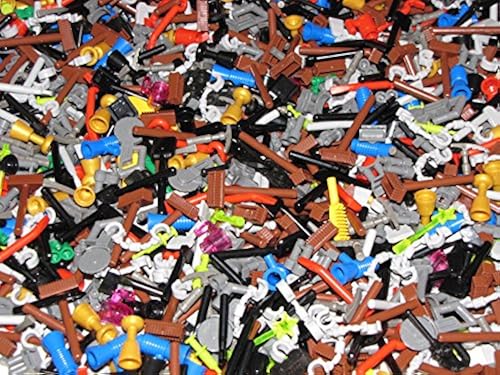 LEGO BULK LOT OF 100 NEW MINIFIGURE ACCESSORIES TOOLS WEAPONS MINIFIG ...
