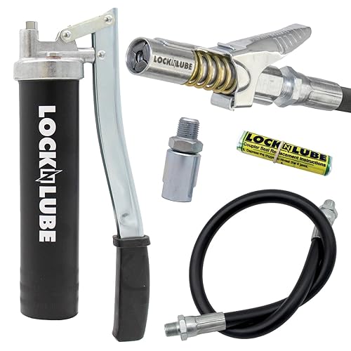 LockNLube Easy-Prime Lever Grease Gun. includes our patented Grease ...